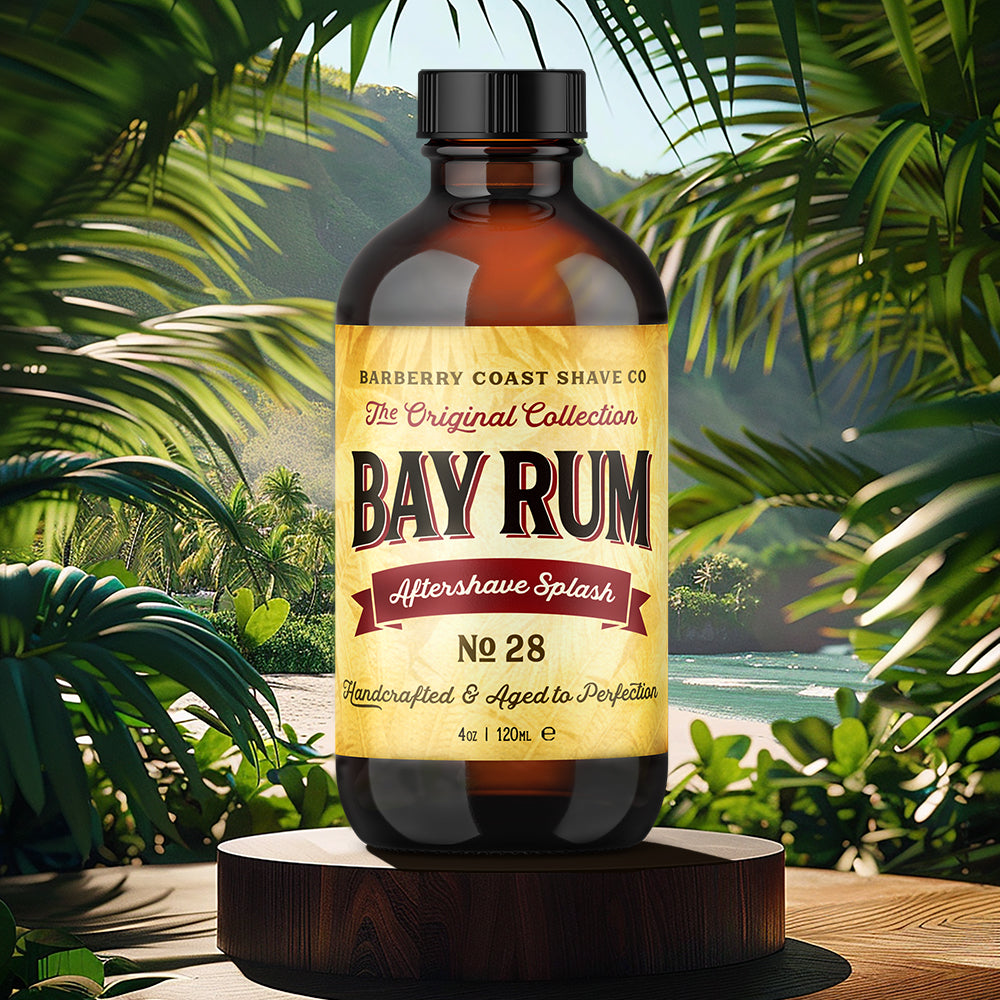The Best Bay Rum Aftershave Splash for Men | Barberry Coast®