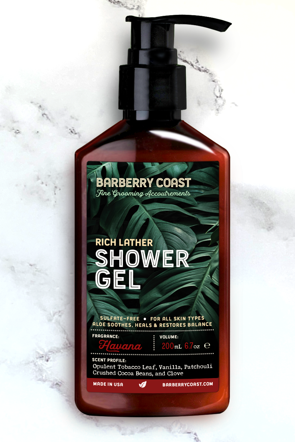 Rich Lather Shower Gel | Barberry Coast®