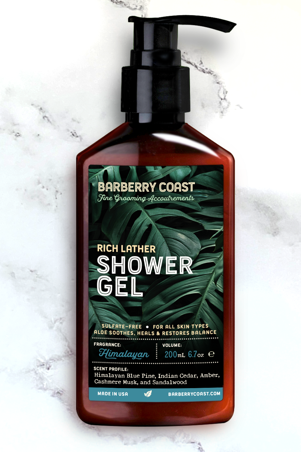 Rich Lather Shower Gel | Barberry Coast®